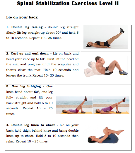 Spinal stabilizaiton exercises Level 2 - Docjoints | Dr. Sujit Jos ...